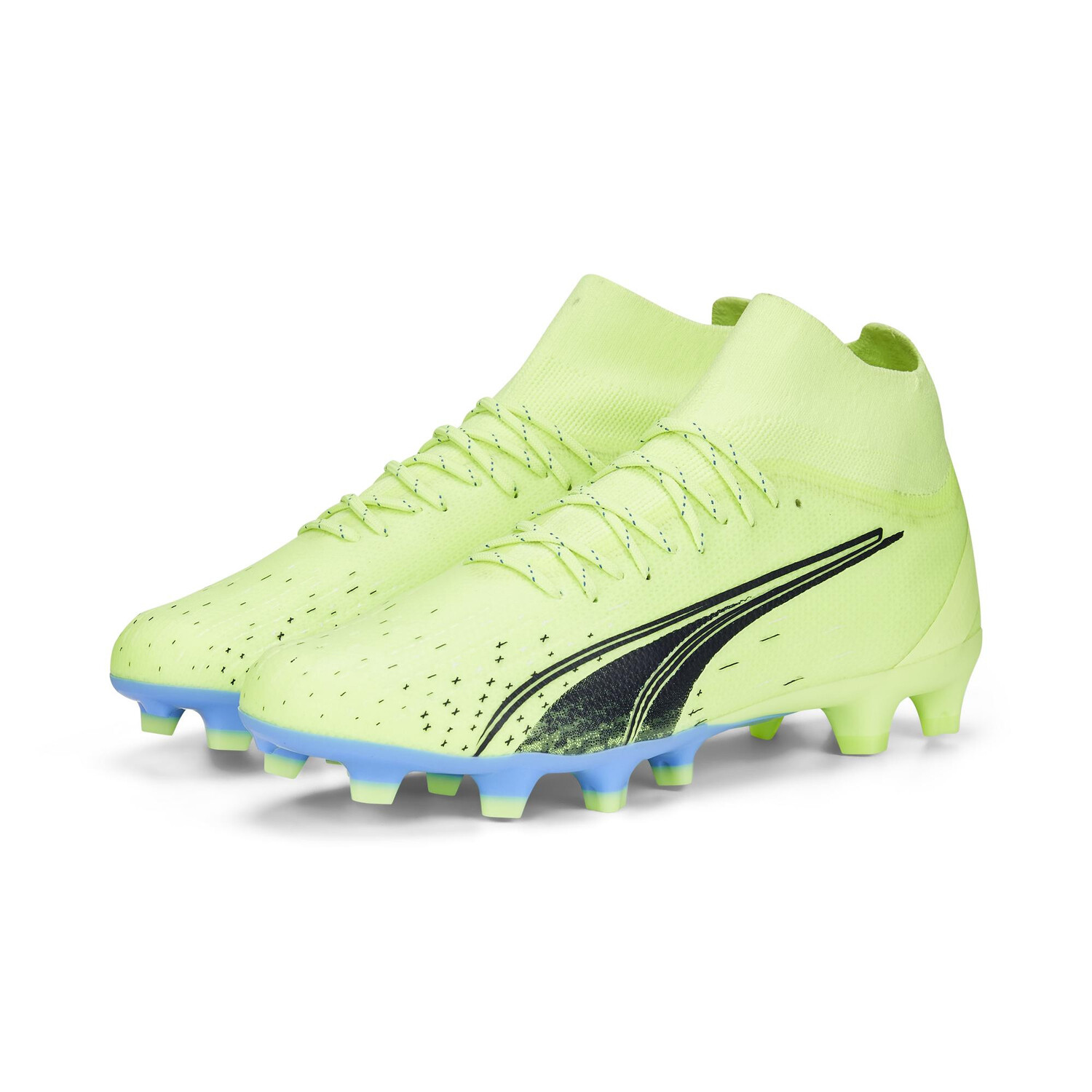 Puma Ultra Pro montante FG/AG vert bleu sur Foot.fr