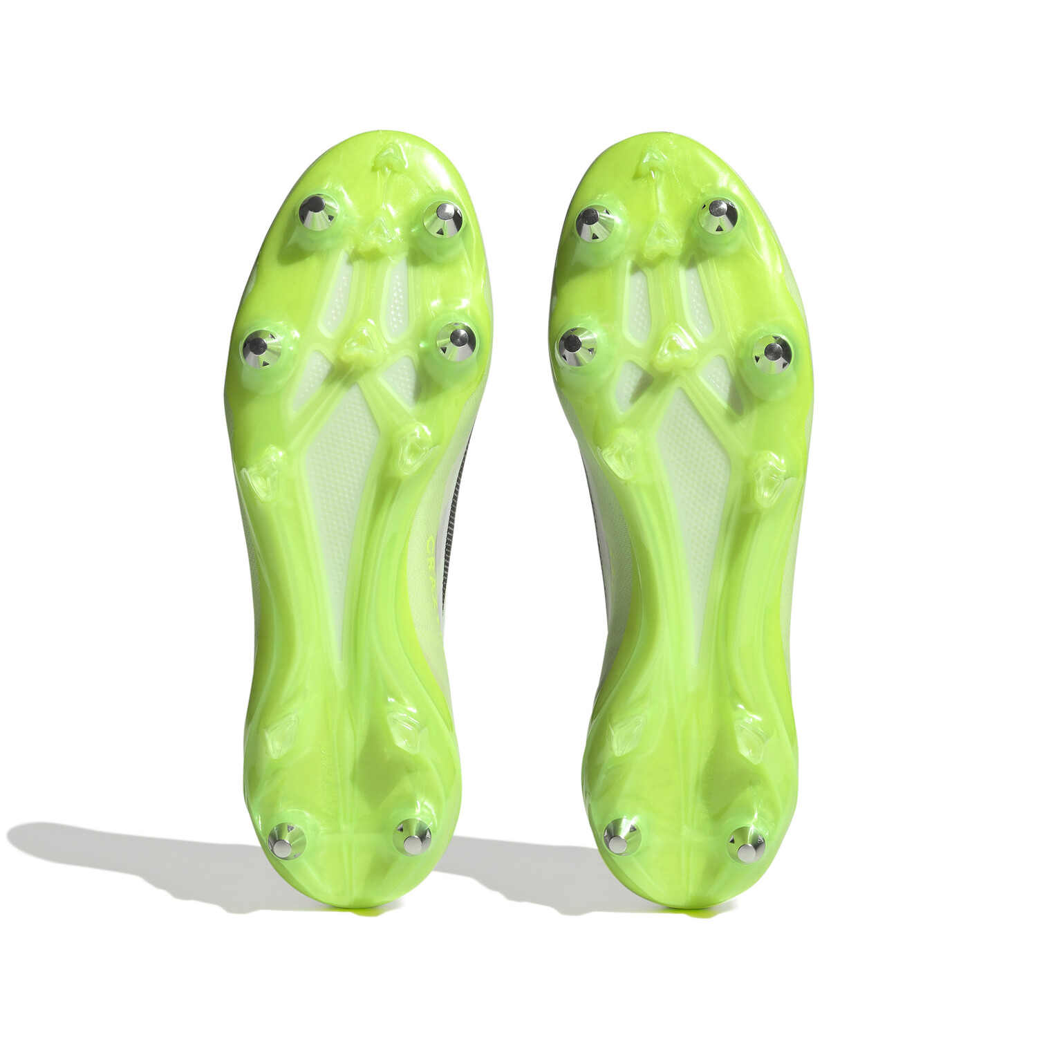 adidas X Crazyfast.1 LaceLess SG blanc jaune sur Foot.fr