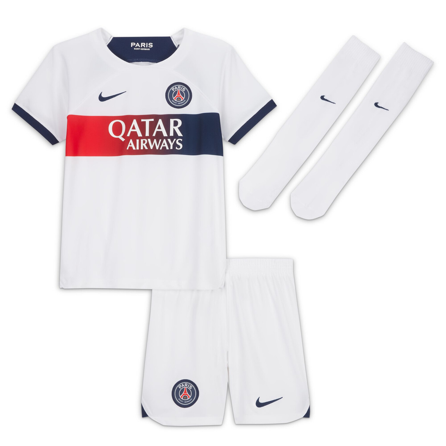 Tenue enfant PSG extérieur 2023/24 sur Foot.fr
