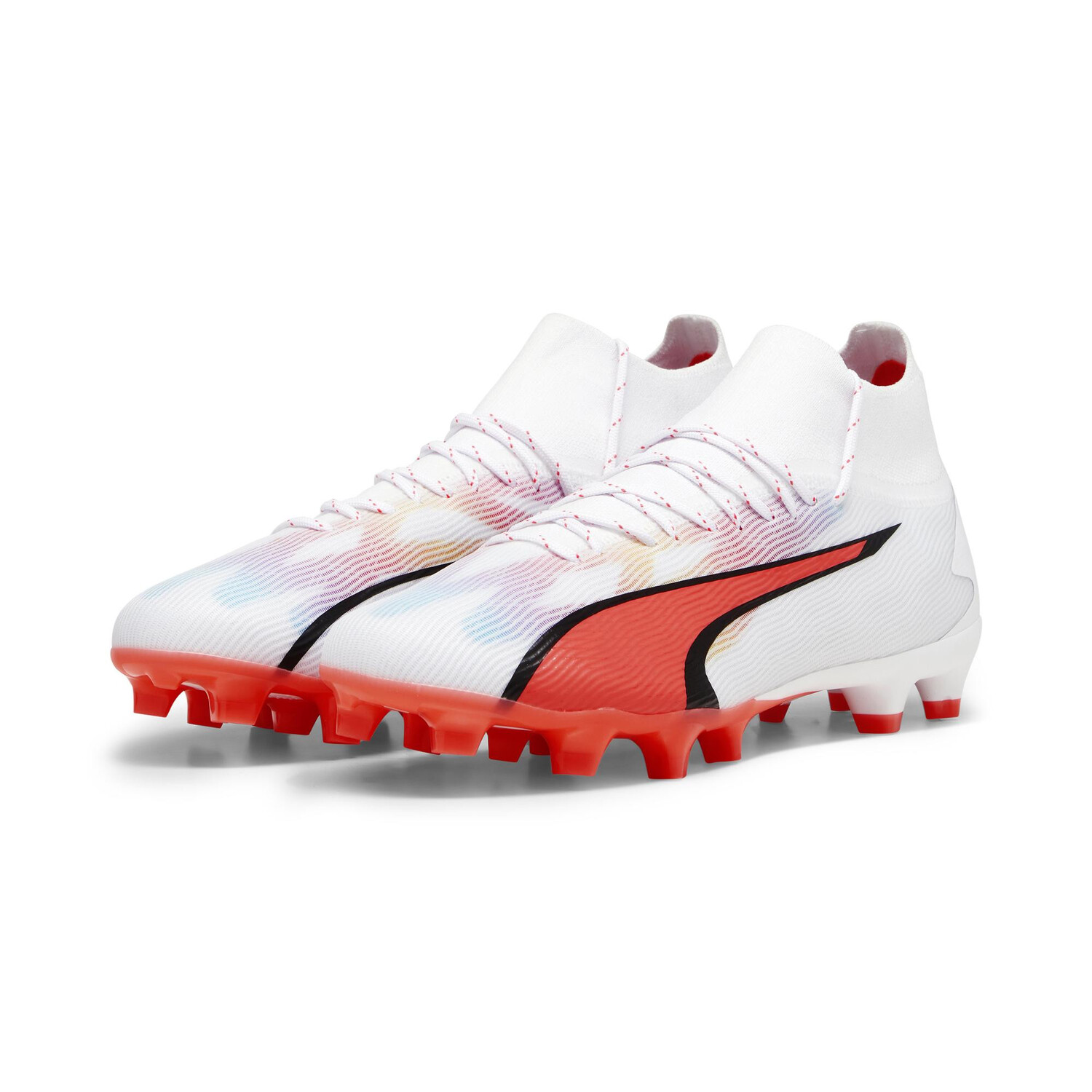 Puma Ultra Pro FG/AG blanc rose sur Foot.fr