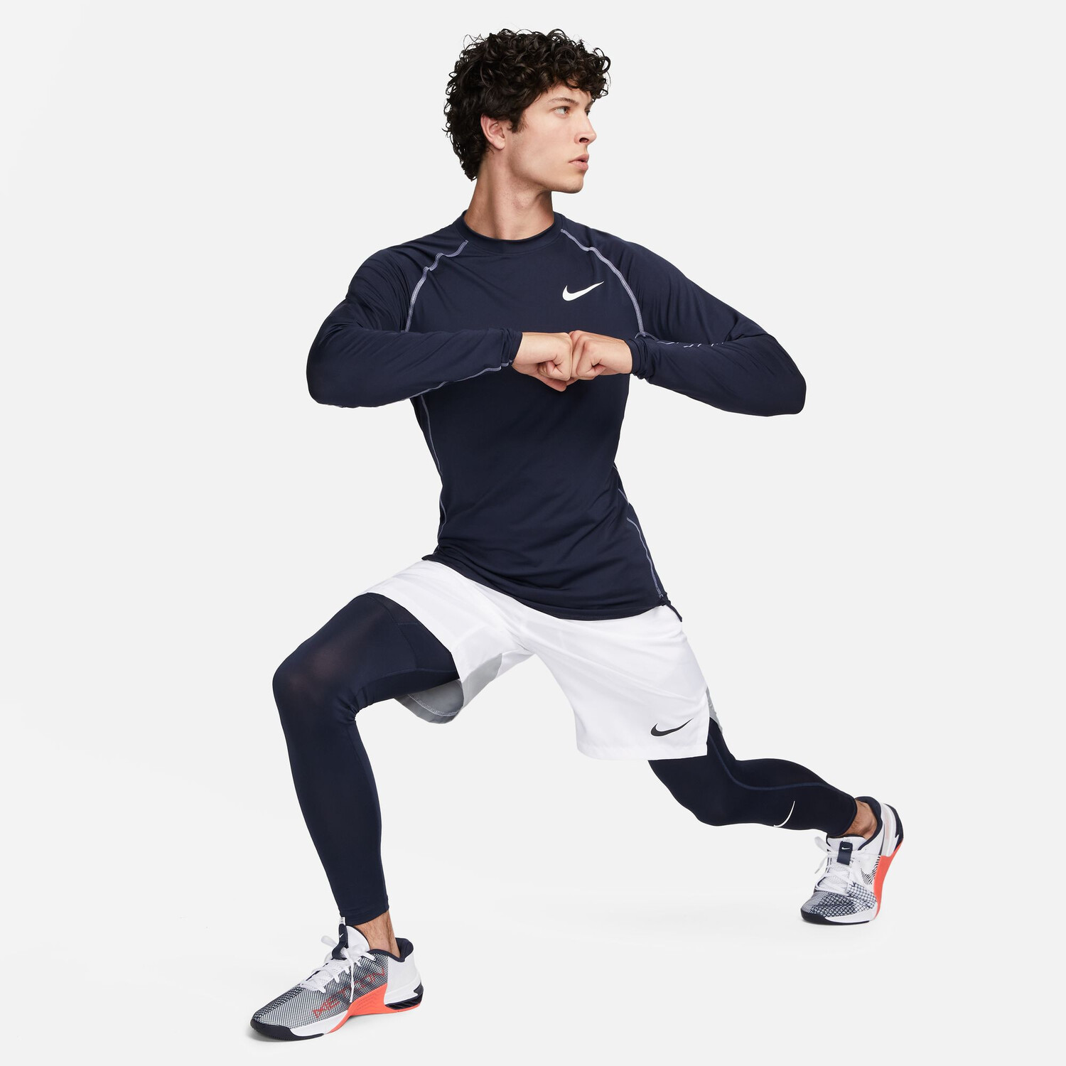 Legging Nike Pro bleu foncé sur Foot.fr