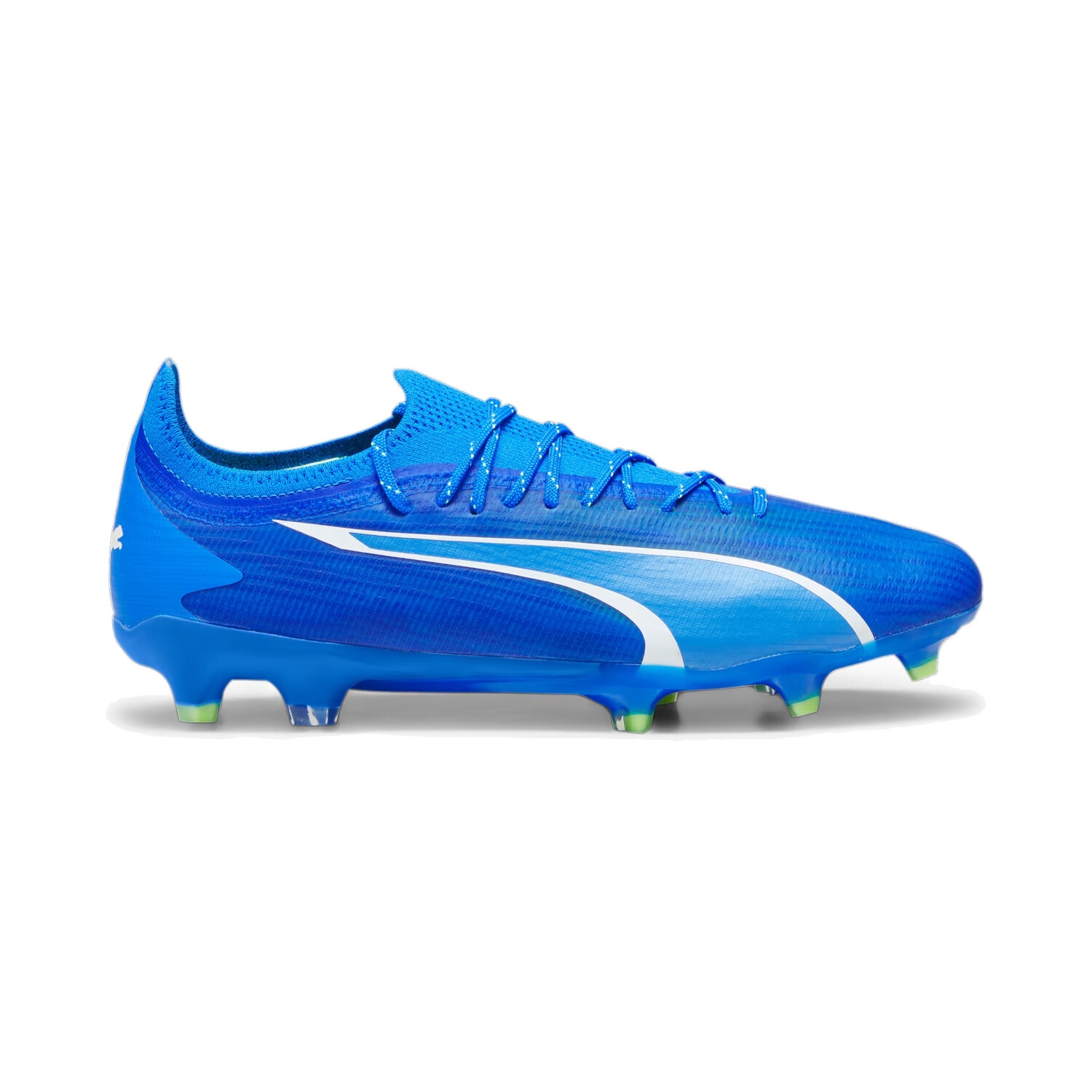 Puma Ultra Ultimate FG/AG bleu jaune sur Foot.fr