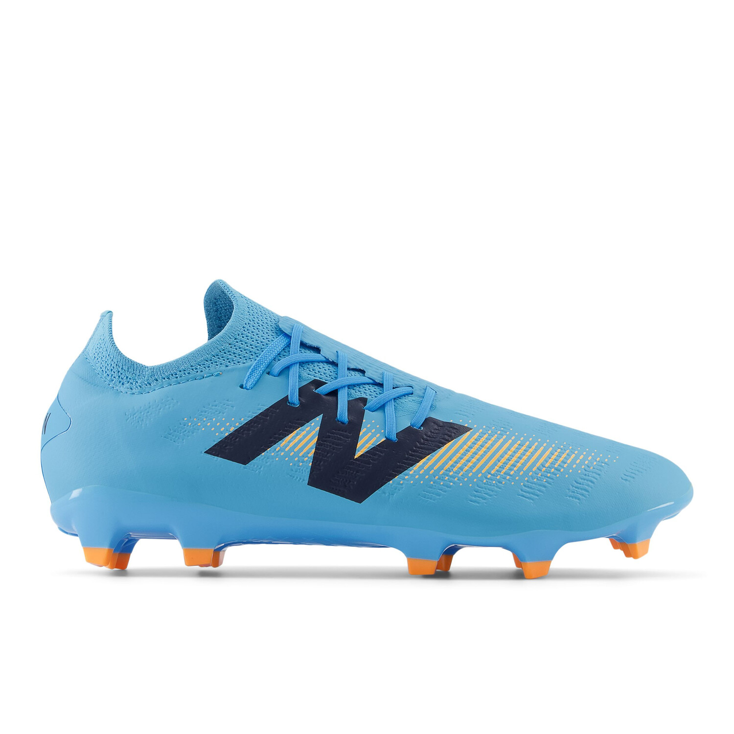 New Balance Furon Destroy V7+ FG bleu orange sur Foot.fr