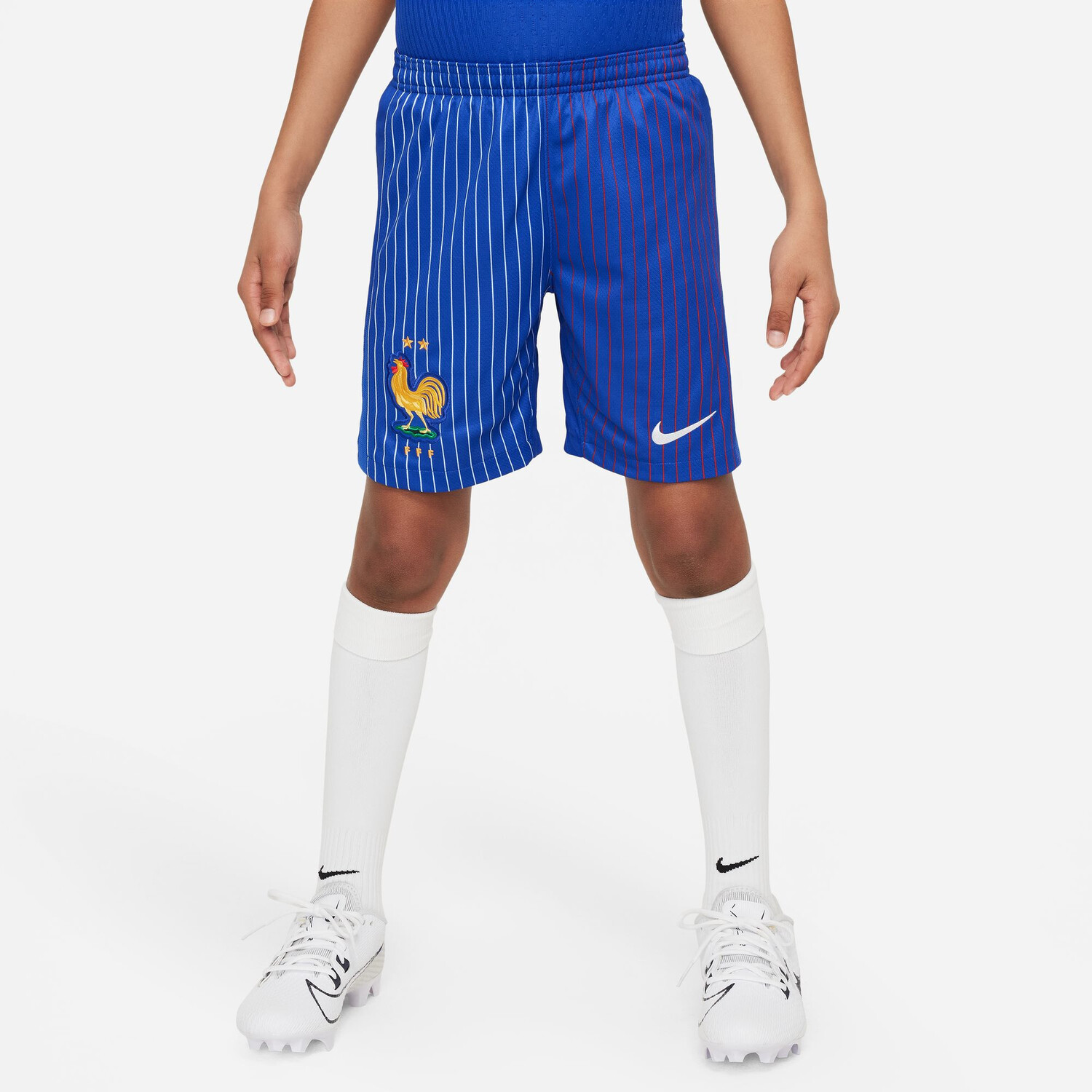 Short junior Equipe de France extérieur 2024 sur Foot.fr