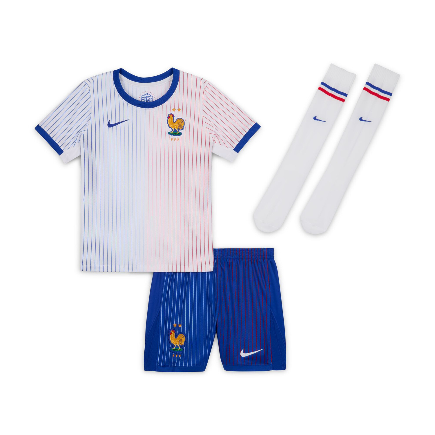 Tenue enfant Equipe de France extérieur 2024 sur Foot.fr