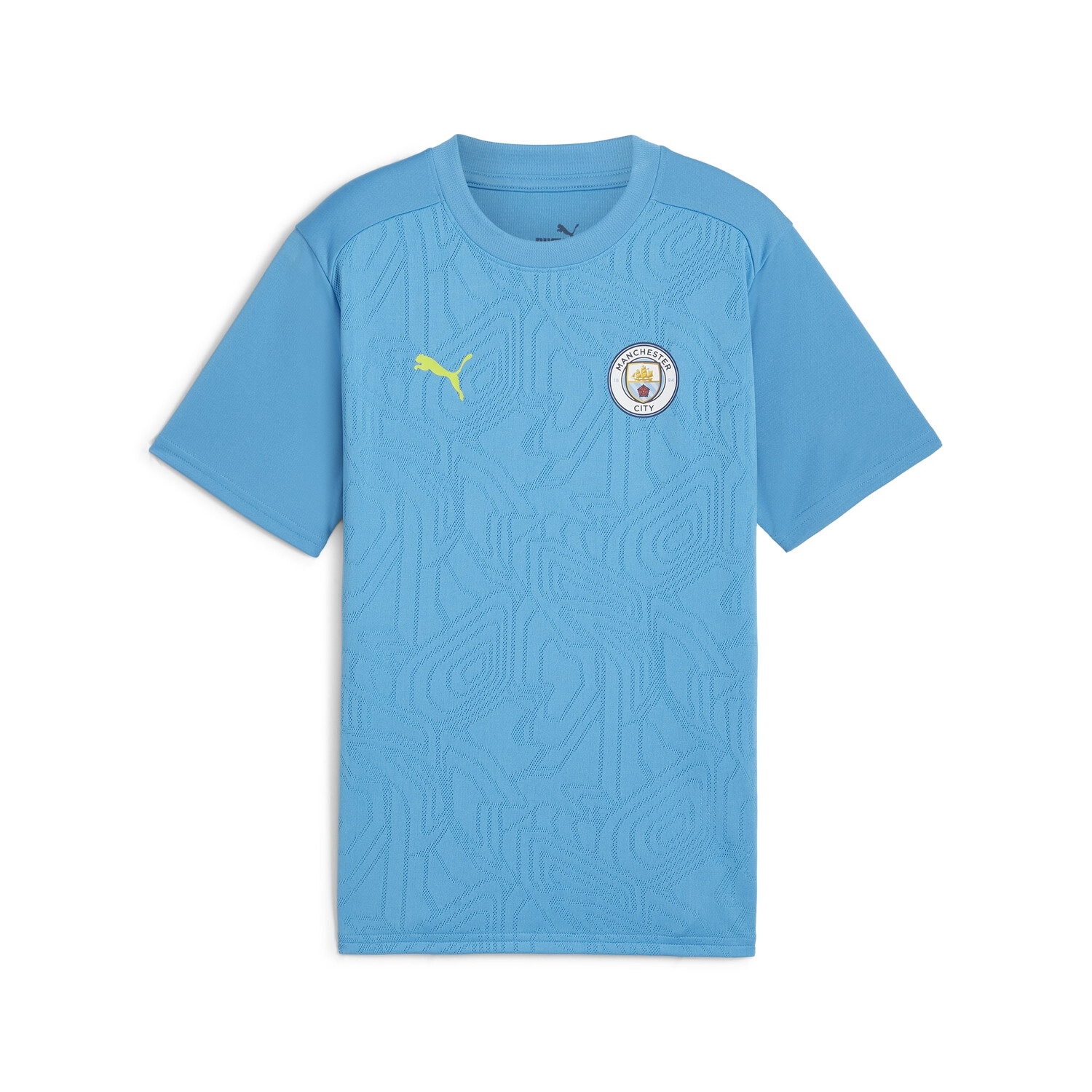 Maillot entraînement junior Manchester City bleu ciel 2024/25 sur Foot.fr