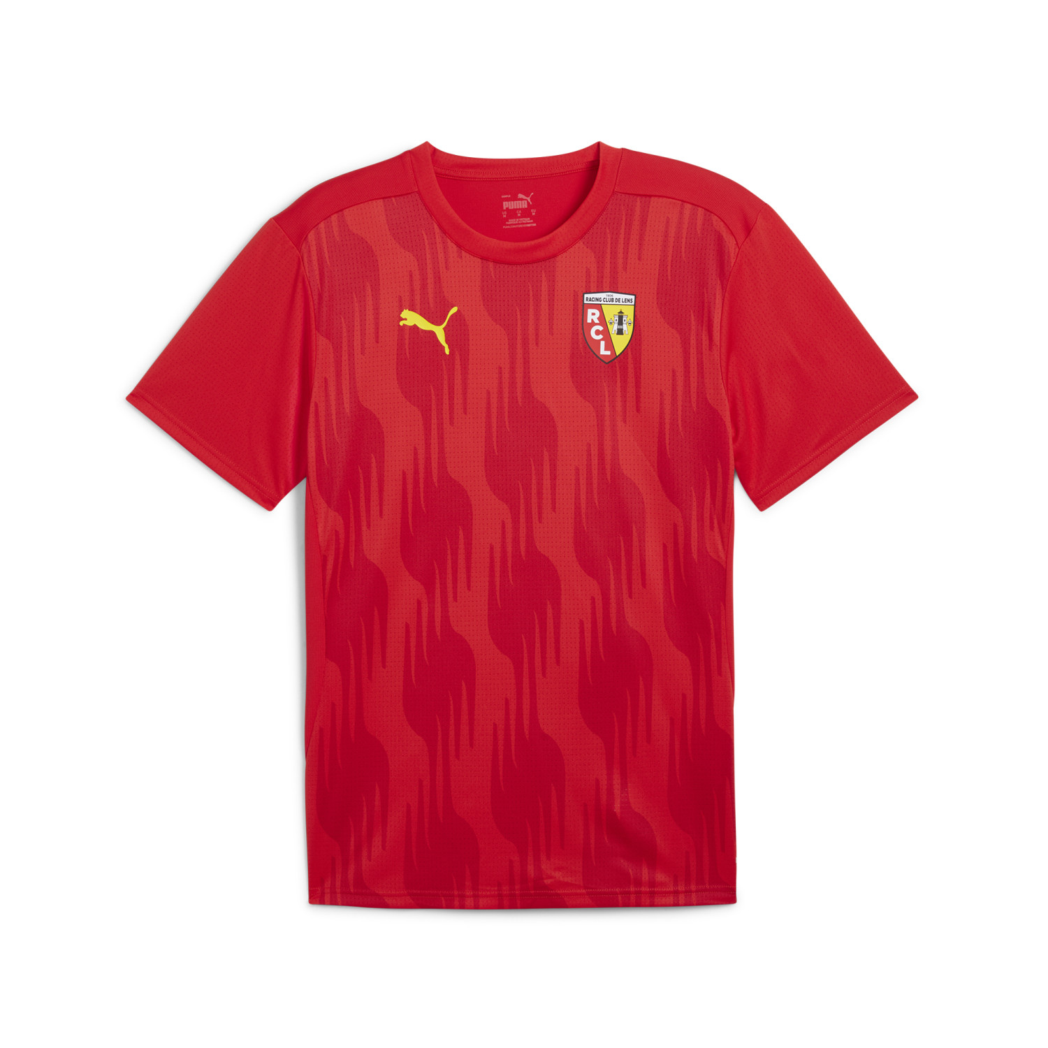 Maillot avant match RC Lens rouge 2024/25 sur Foot.fr