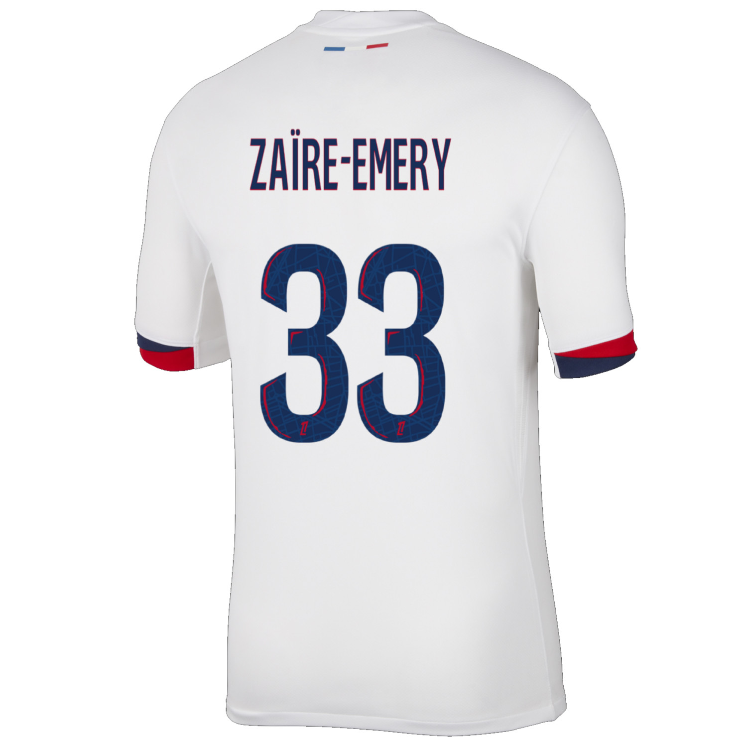 Maillot Zaïre-Emery PSG extérieur 2024/25 sur Foot.fr