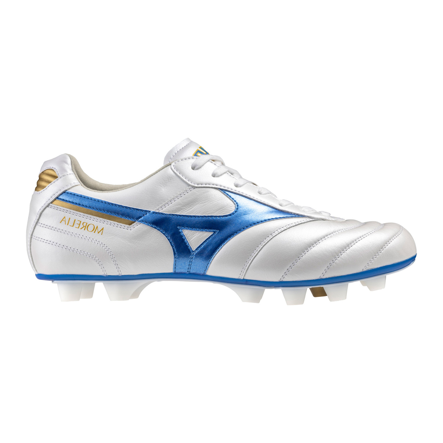 Mizuno Morelia Elite FG bleu sur Foot.fr