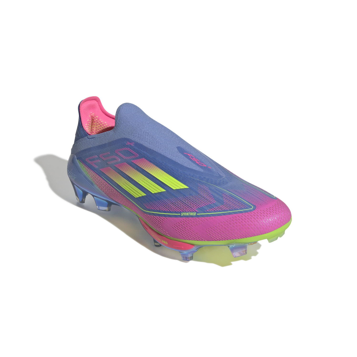 adidas F50+ FG bleu rose sur Foot.fr