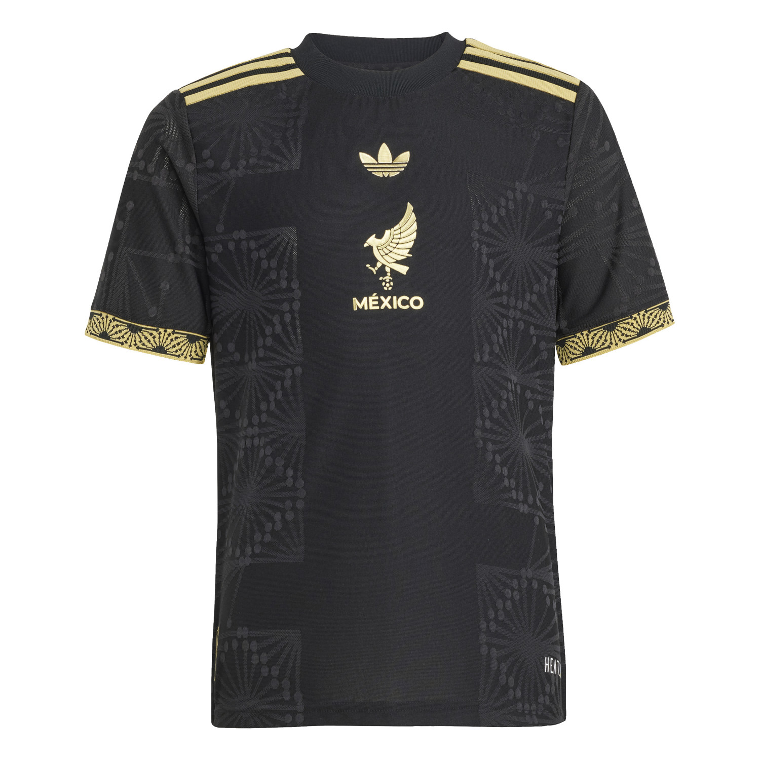 Maillot Mexique authentique noir or 2025 sur Foot.fr