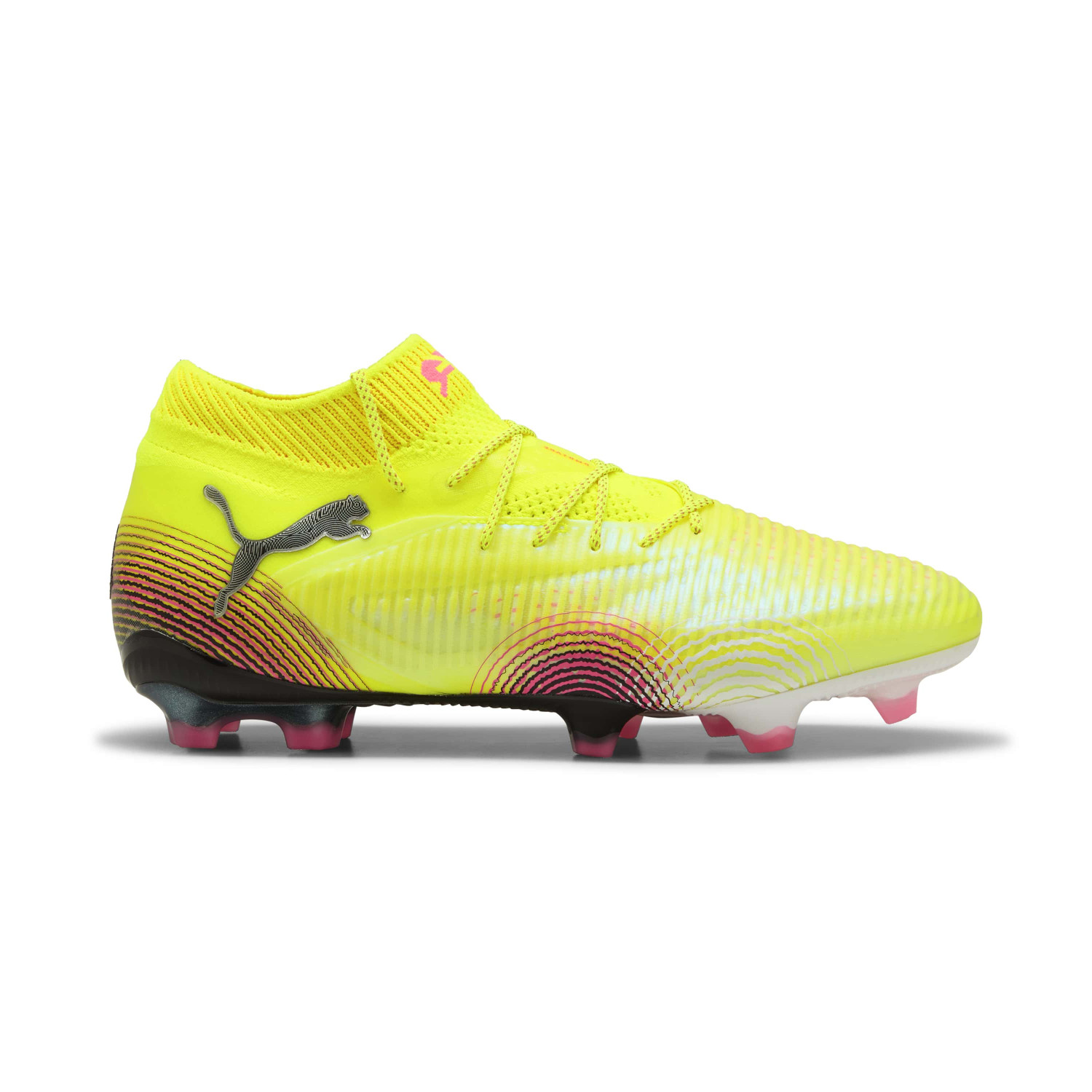 Puma Future 8 Ultimate FG jaune rose sur Foot.fr