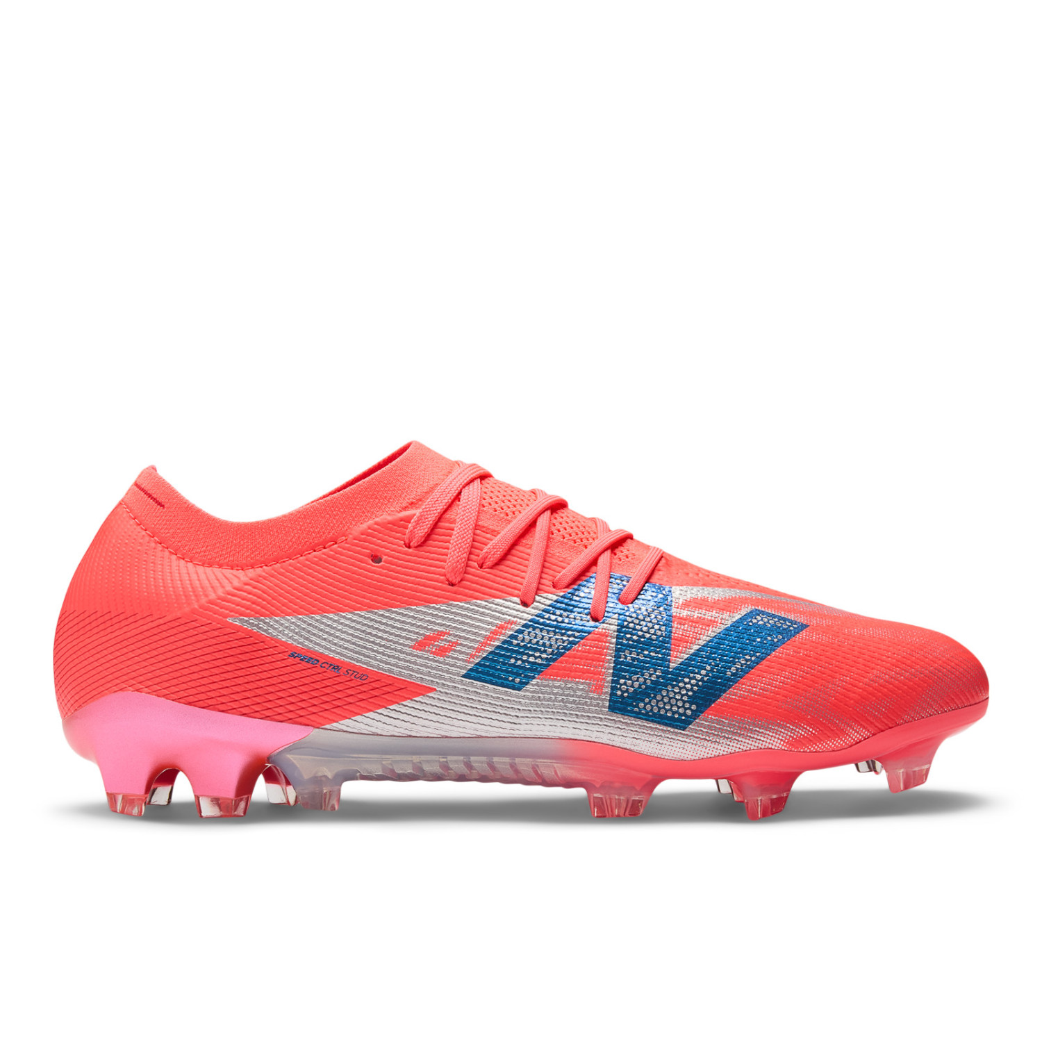 New Balance Furon V8 Elite FG orange bleu sur Foot.fr