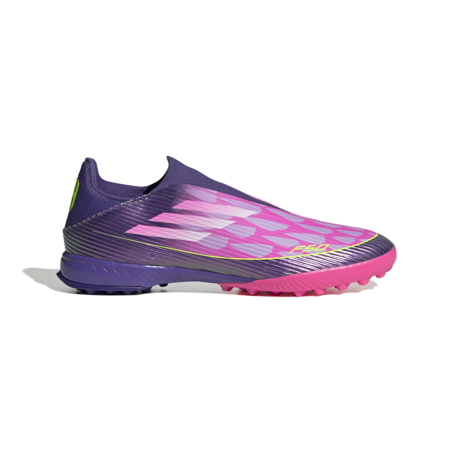Adidas F50 Lamine Yamal League Laceless Turf Violet Sur Foot Fr