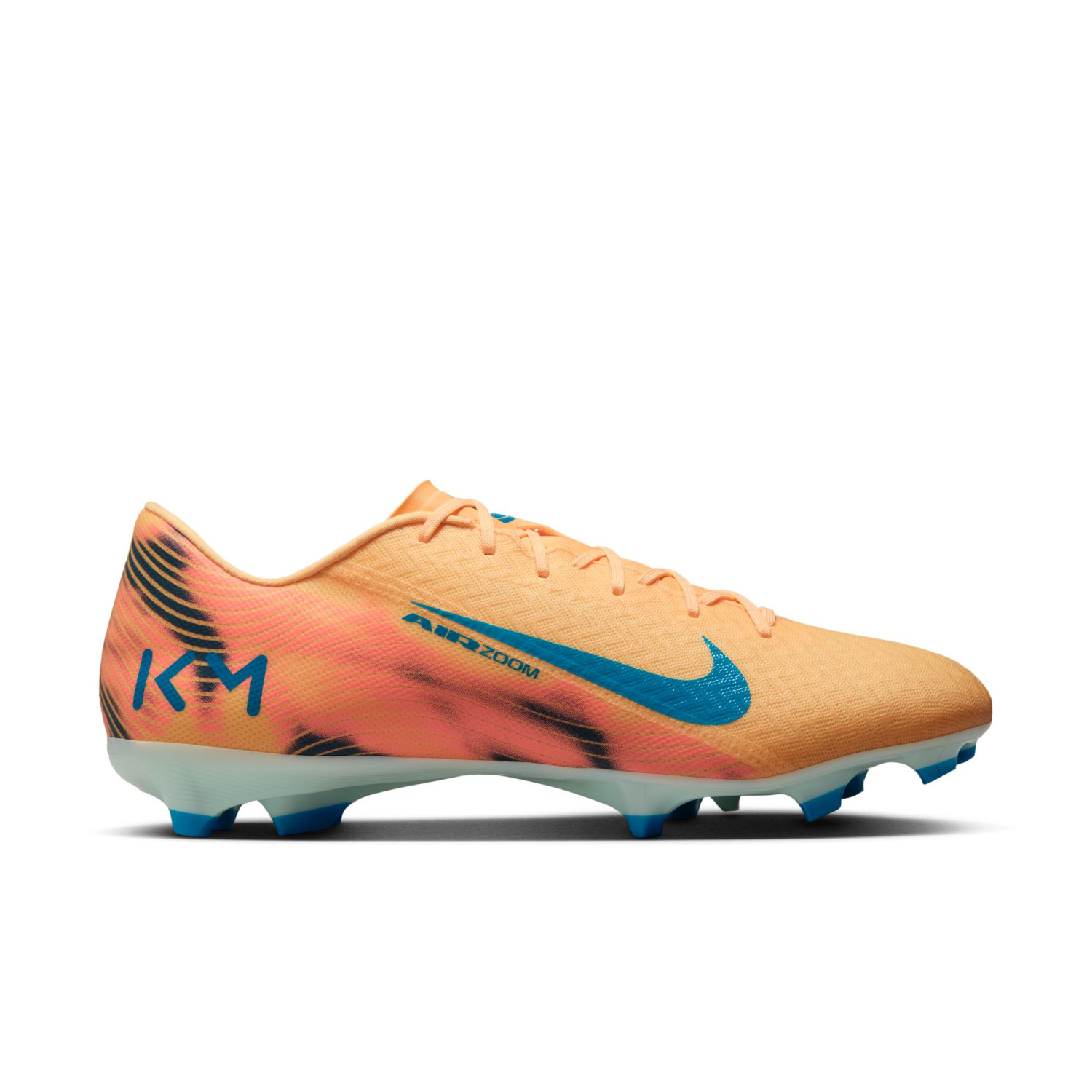 Nike Air Zoom Mercurial Vapor 16 Academy Mbappé FG/MG orange bleu sur ...