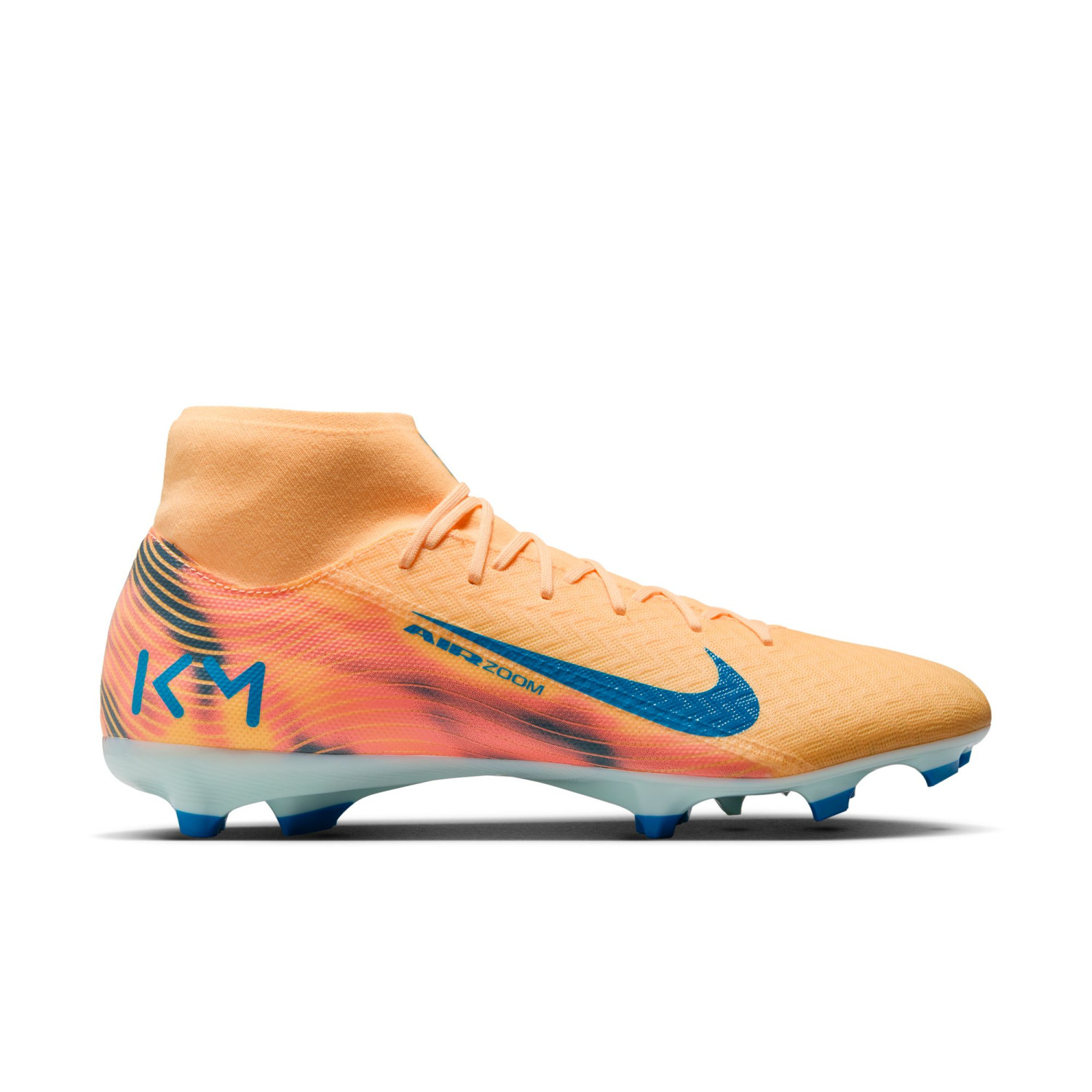 Nike Air Zoom Mercurial Superfly 10 Academy Mbappé FG/MG orange bleu ...