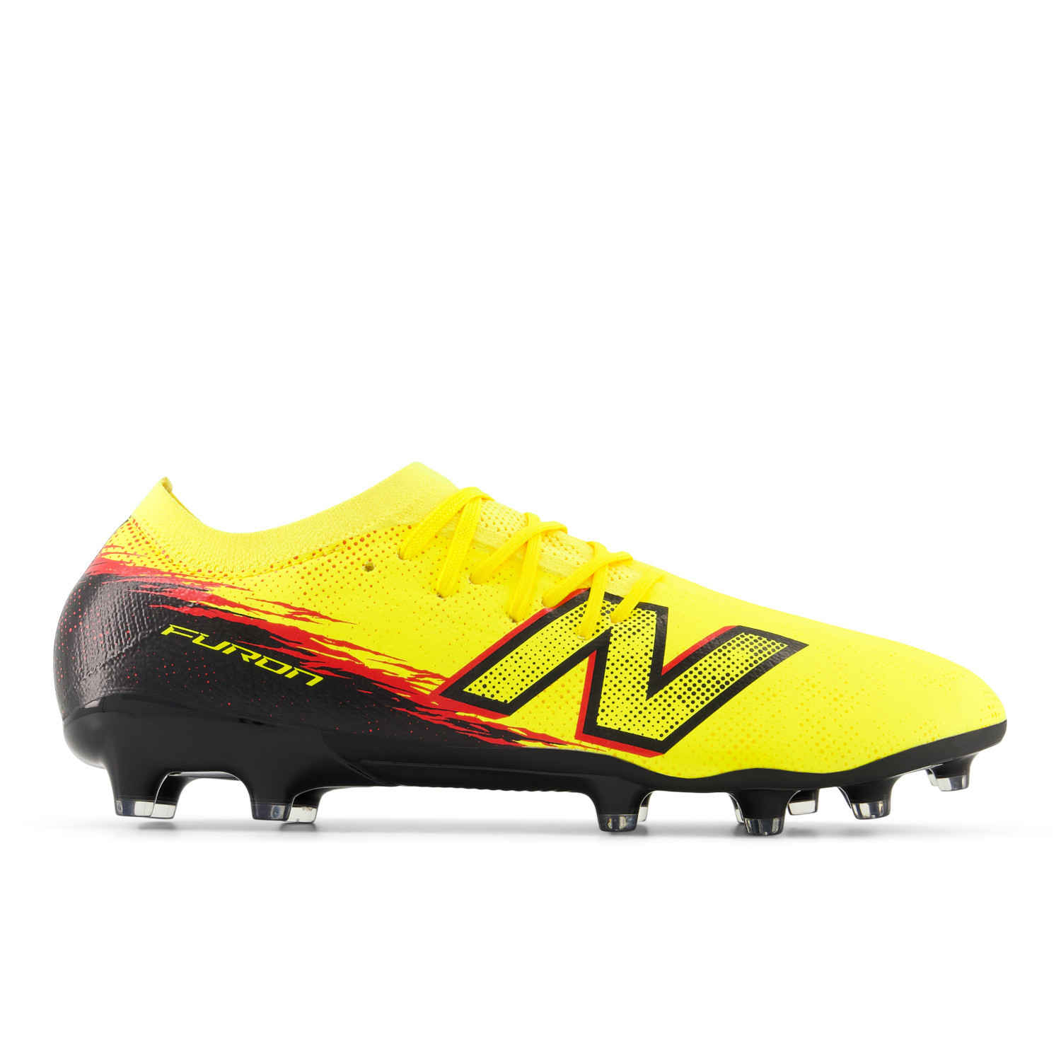 New Balance Furon V8 Pro MG jaune noir sur Foot.fr