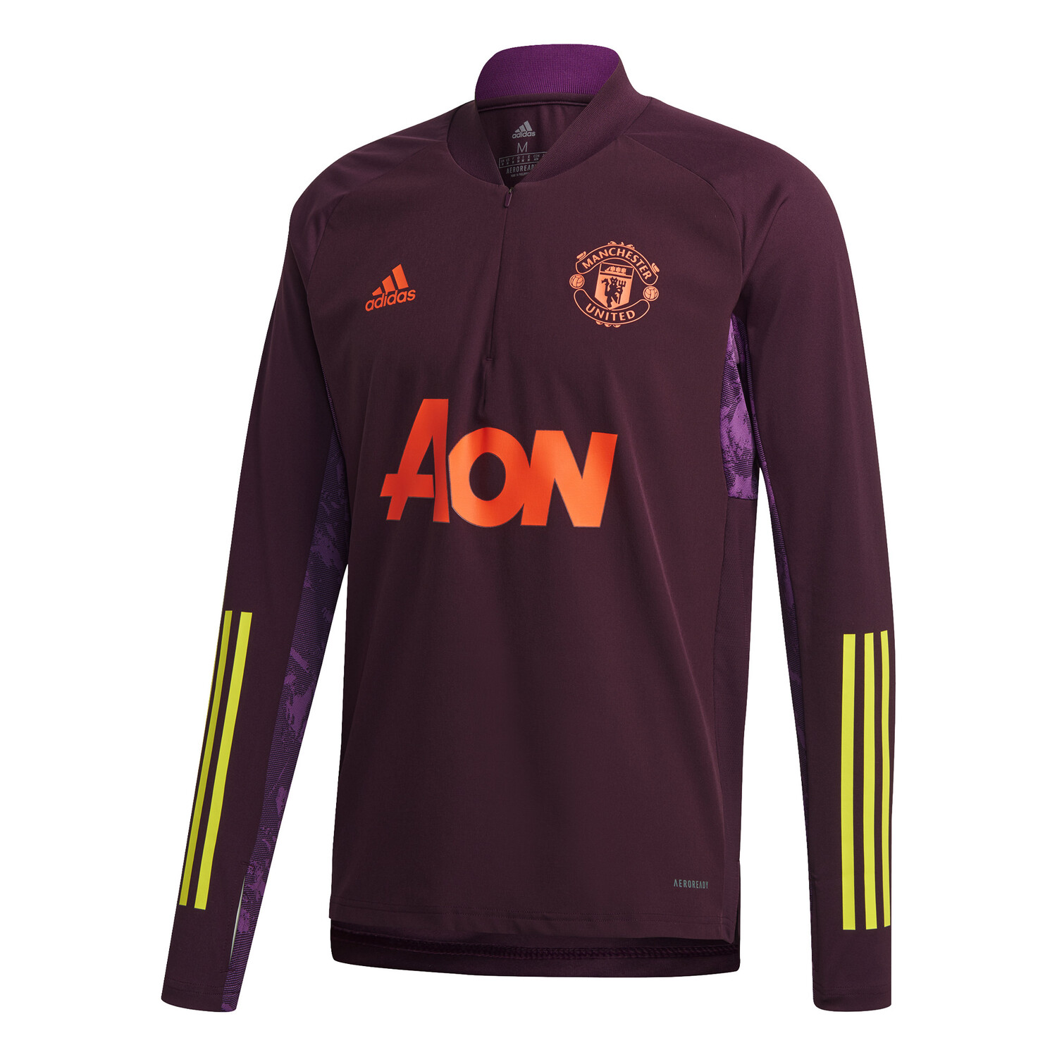Sweat zippé Manchester United Europe violet 2020/21 sur Foot.fr