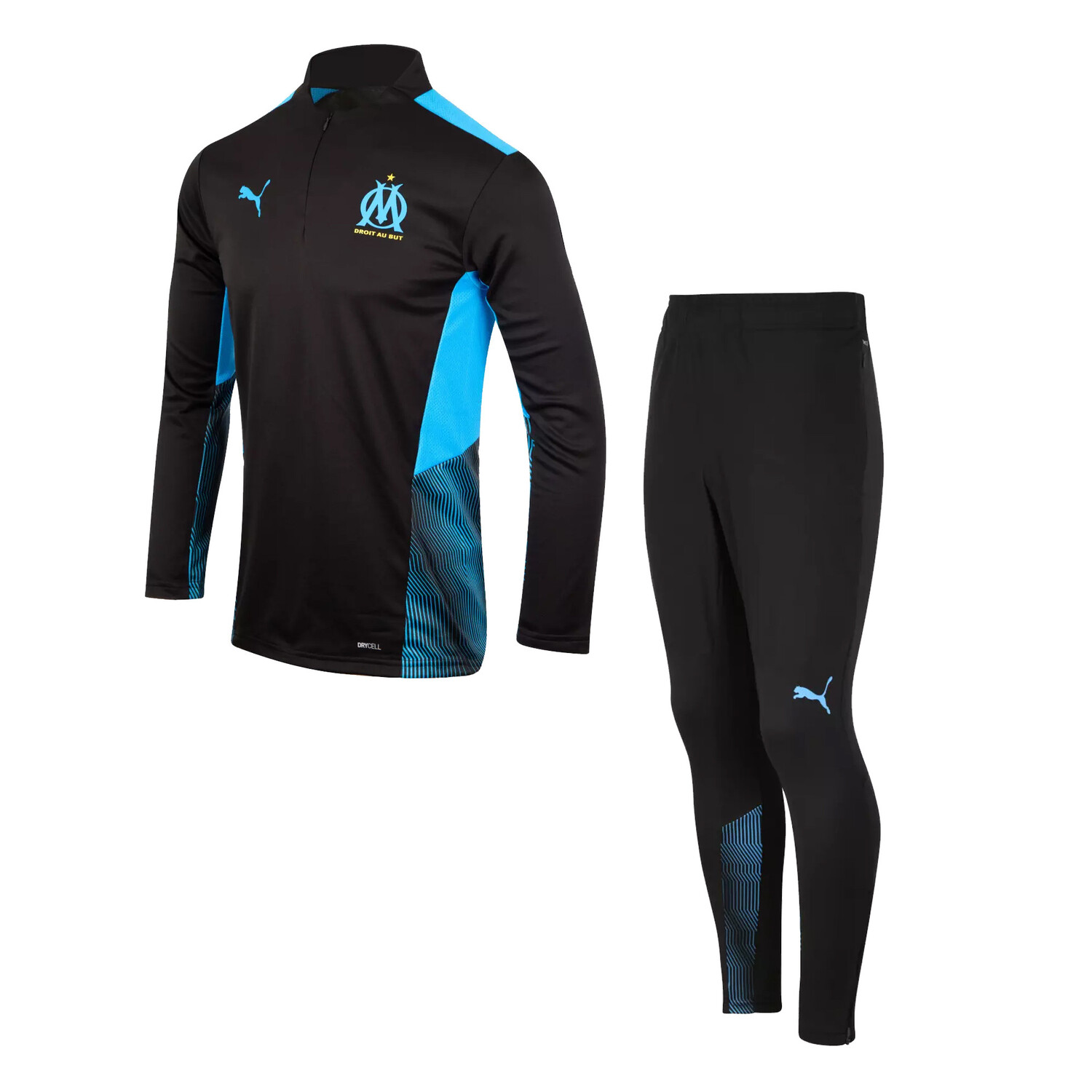 Ensemble survêtement OM noir bleu 2021/22 sur Foot.fr Ensemble survêtement OM noir bleu 2021/22 sur Foot.fr