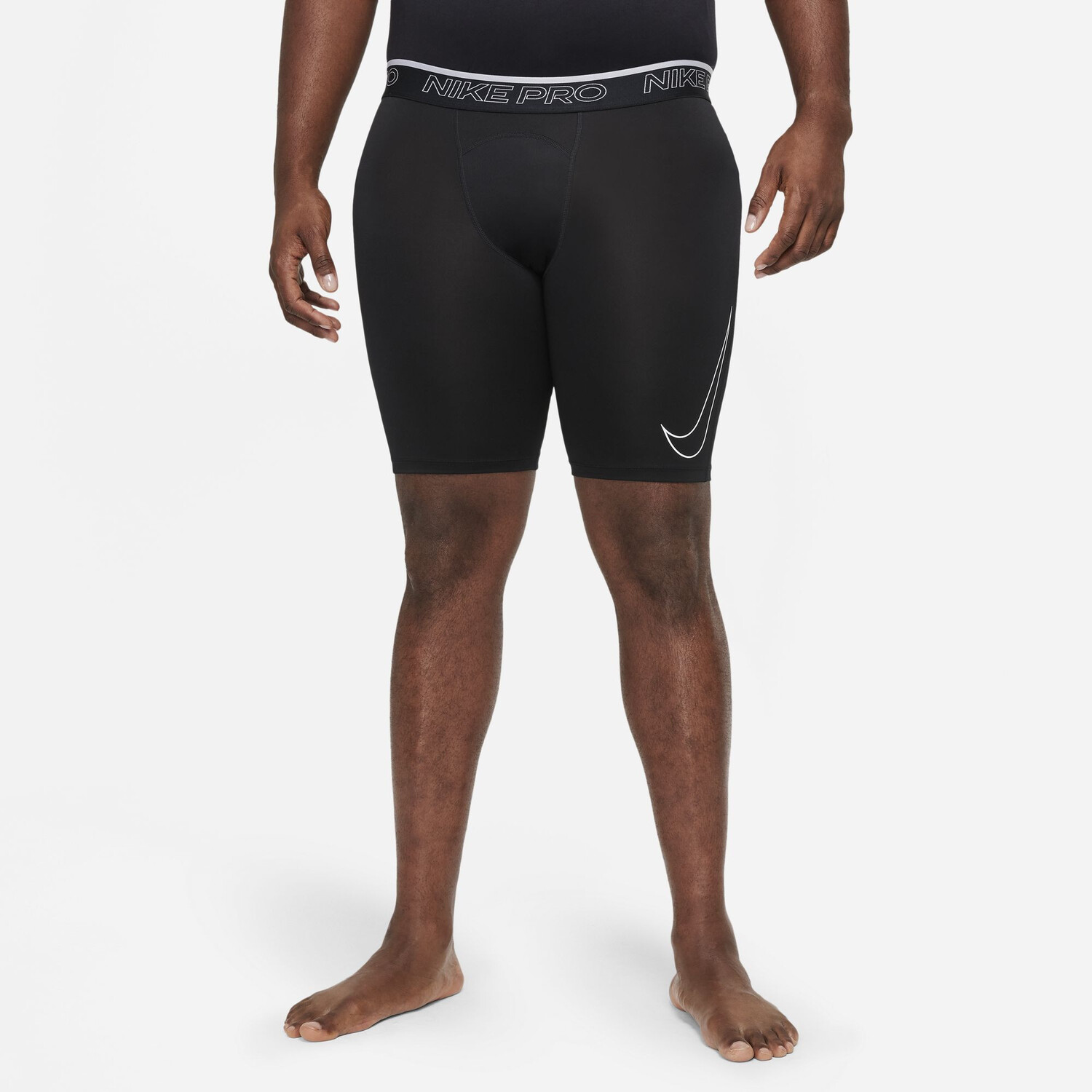 Sous-short long Nike Pro noir sur Foot.fr